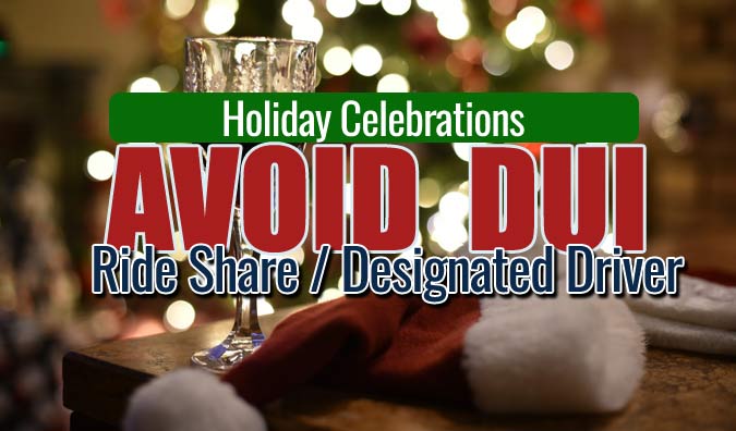 Roseville holiday celebrations: Avoid DUI with ride share