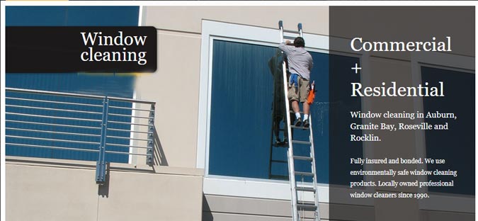 Paul Black's Window Cleaning serving Roseville and South Placer