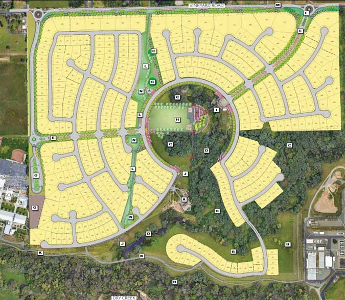 Dry Creek housing development 446 homes | Roseville Today