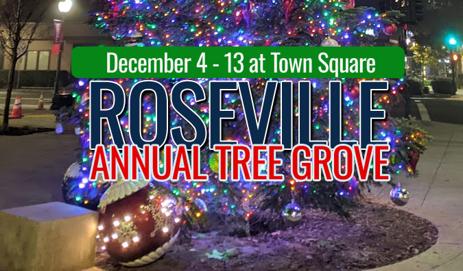 Downtown Roseville kicks off holiday fun with Tree Grove - Roseville Today